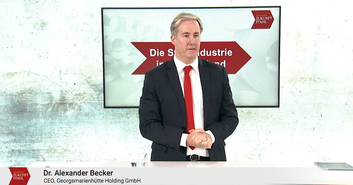 Interview mit Dr. Alexander Becker, CEO bei Georgsmarienhütte Holding ...