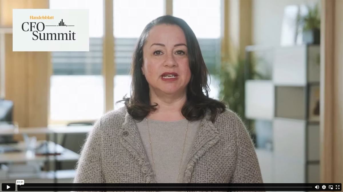 Videostatement von Maria Ferraro, CFO, Siemens Energy - Handelsblatt Live