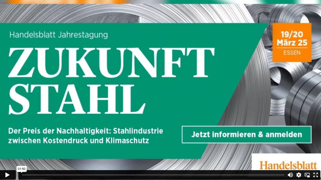 Handelsblatt Jahrestagung Zukunft Stahl 2025 – Einblicke & Highlights ...