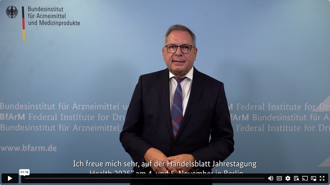 Statement von Prof. Dr. Karl Broich, Präsident – Bundesinstitut für ...